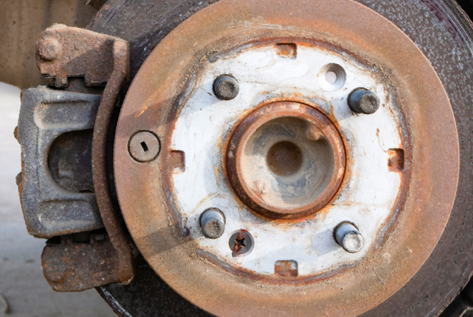 Car Rotor Rust